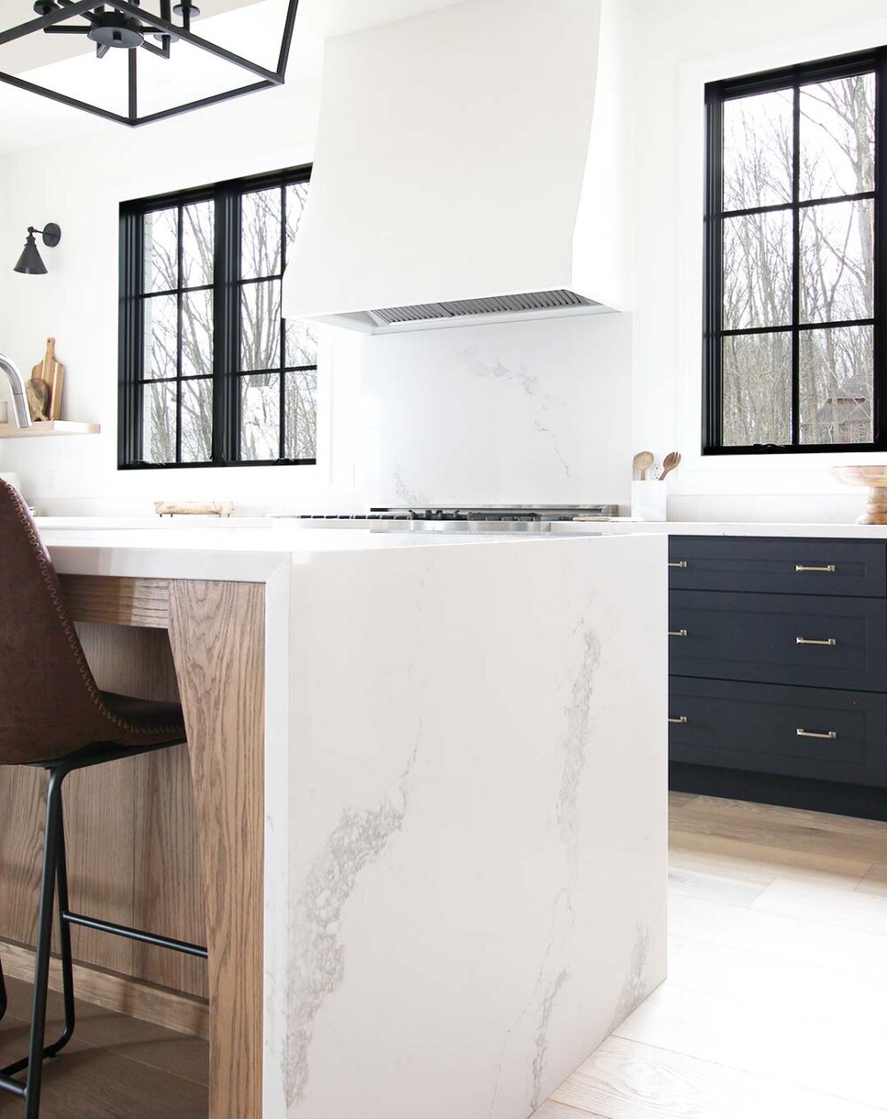 Why You Should Choose a Waterfall Countertop for Your Kitchen - Plank ...