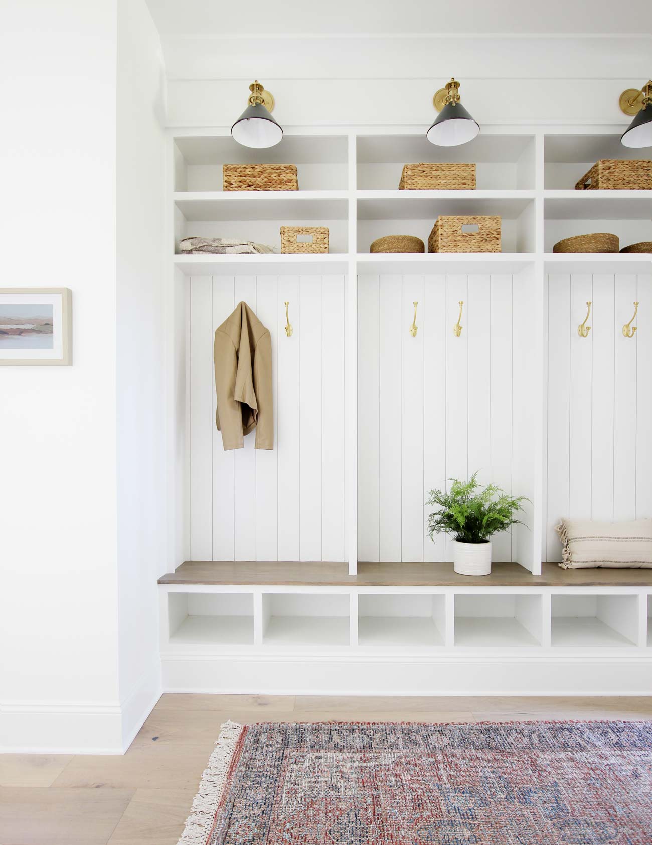 How To Build Mudroom Lockers Plank And Pillow