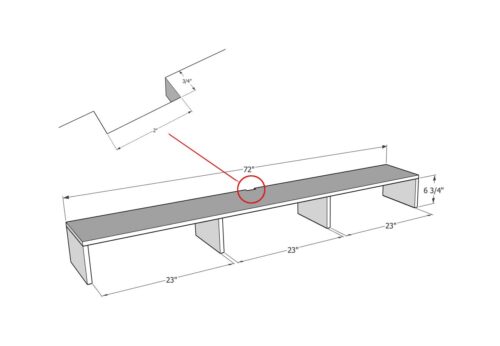 How to Build Media Wall Built-ins - Plank and Pillow