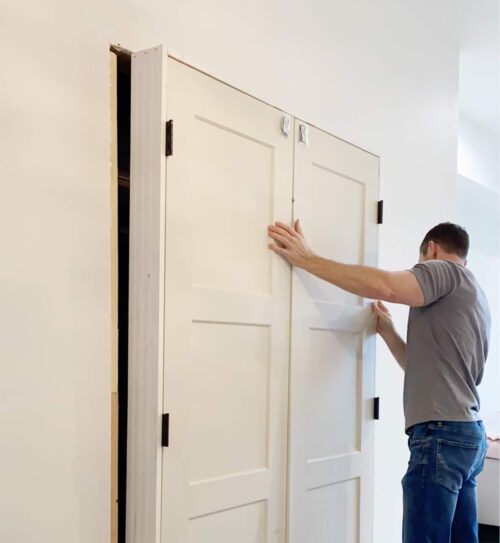 How to Install a Door - Plank and Pillow