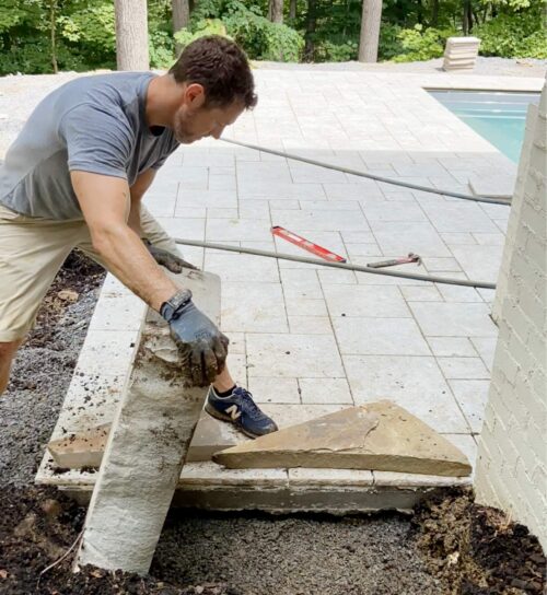 How to Build Natural Stone Steps - Plank and Pillow