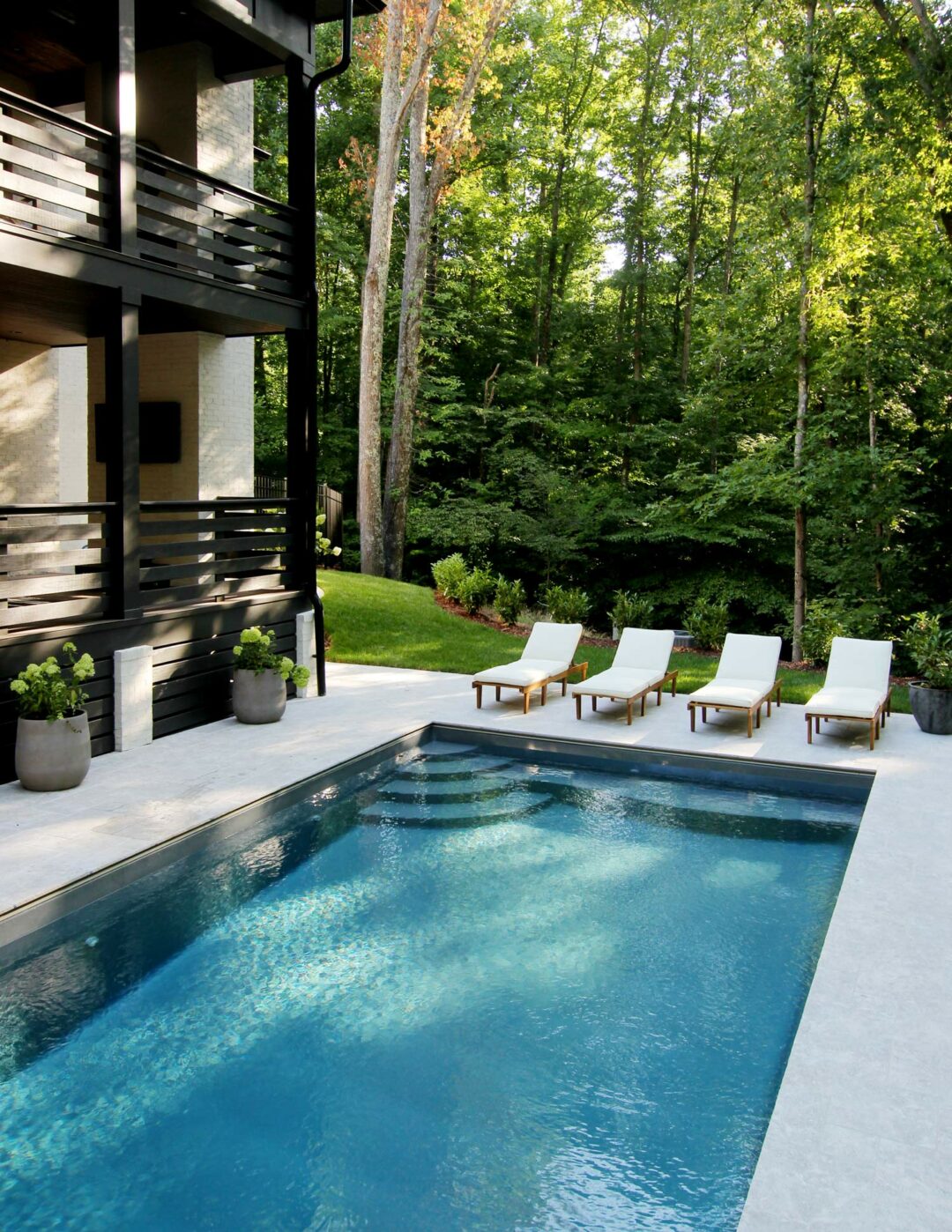 Covered Back Porch Ideas - Plank and Pillow