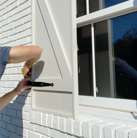 How to Build and Install Functional Wood Shutters - Plank and Pillow