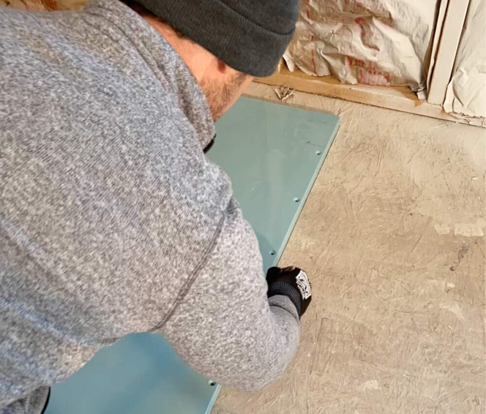 How to Build a Curbless Shower - Plank and Pillow