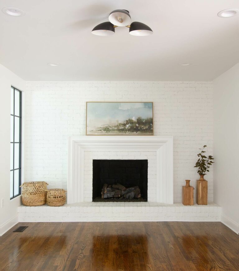 How To Build A Fireplace Surround Plank And Pillow