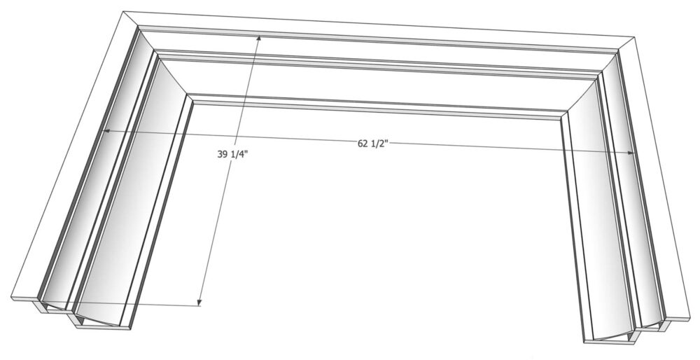 How to Build a Fireplace Surround - Plank and Pillow