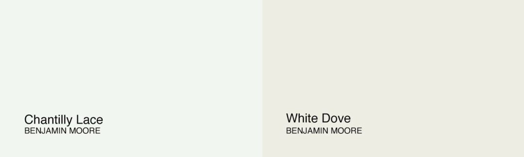Benjamin Moore Chantilly Lace Plank And Pillow