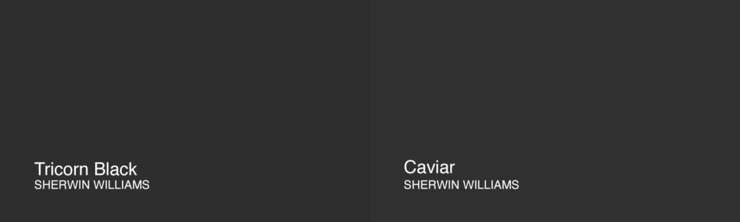 Tricorn Black Vs Caviar