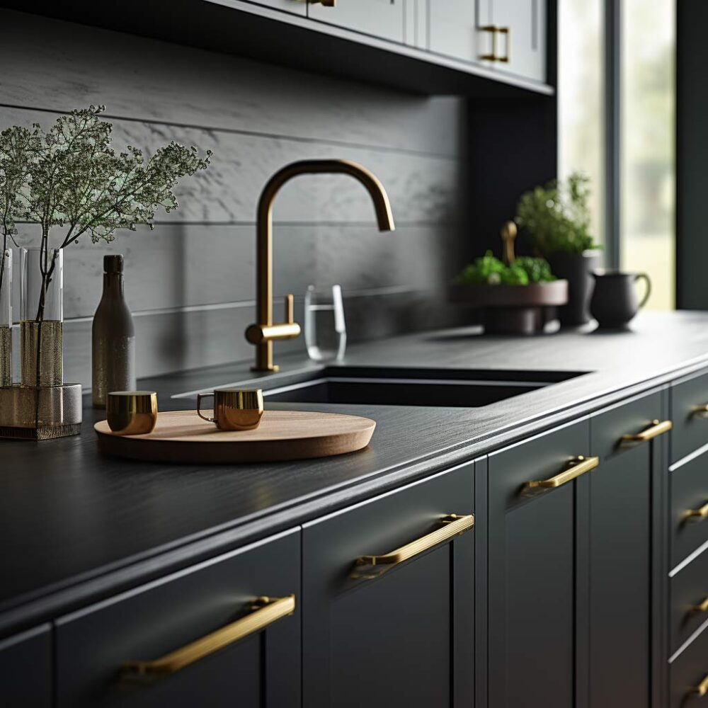 Where to Put Knobs and Handles on Kitchen Cabinets - Plank and Pillow