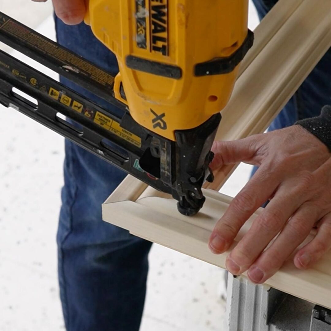 How to Build a DIY TV Frame - Plank and Pillow